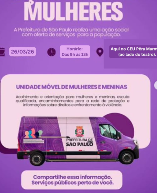 CEU Pêra Marmelo recebe hoje unidade móvel para prevenção à violência ...